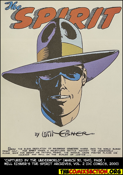 The Spirit (March 30, 1941) “Captured by the Underworld” – The Stop Button